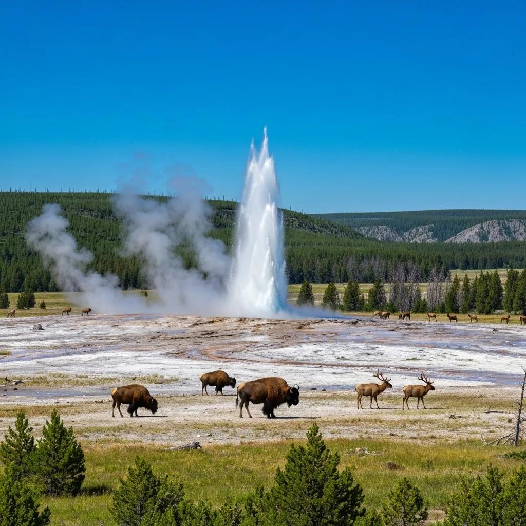 Yellowstone National Park: A wonderland of geysers and wildlife. - Ary ...